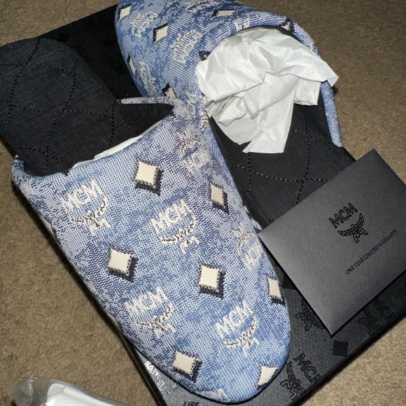 MCM | Shoes | Mcm Vintage Monogram Room Slippers | Poshmark